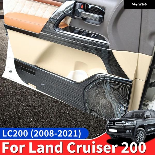 トヨタ ランドクルーザー 200 LC200 2008-2021 内装 アップグレード 装飾 アクセサリー ステンレス ドアハンドル 2018-20 カスタム パーツ アクセサリーHign-concerned Chemical:NoneSt...