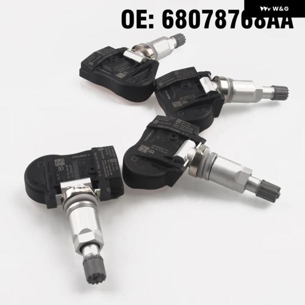 4個車用TPMSタイヤ エア圧 センサー 68078768AA クライスラー タウンカントリー ダッジ アベンジャー ジョウンレイ カスタム パーツ アクセサリーIs Batteries Included:YesHign-concerned...