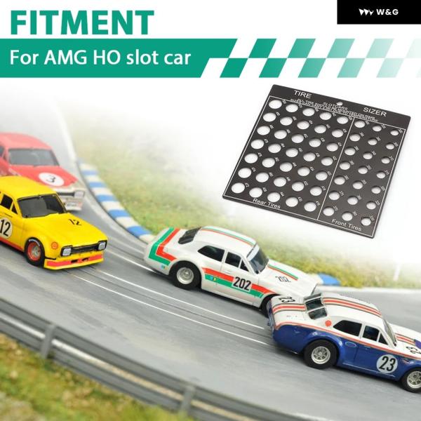 AMG HO スロットカー フルサイズ タイヤゲージツール 0.300インチ〜0.500インチ タイヤ測定ツール カスタム パーツ アクセサリーHign-concerned Chemical:NoneGLUE:OthersBrand Nam...