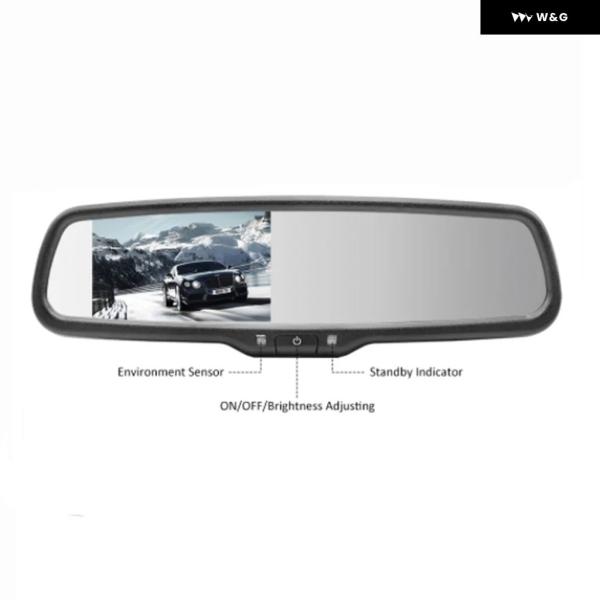 4.3インチ パーキング バックミラー モニター 車用 マウント ブラケット 防眩 モニター 日産 X-TRAIL QASHQAI FORD FOCUS カスタム パーツ アクセサリーHign-concerned Chemical:None...