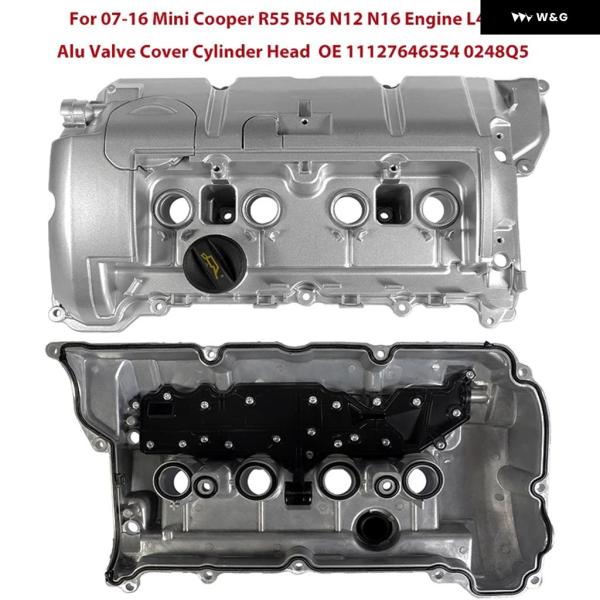 アルミ エンジン バルブ カバー シリンダー ヘッド 11127646554 07-16 ミニクーパー R55 R56 N16 N12 1.6L 11127553799 0248Q5 11127567162 カスタム パーツ アクセサリーH...