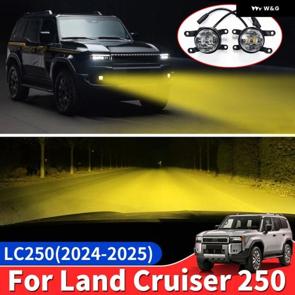 トヨタ ランドクルーザー 250 2024 2025 プラド LC250 1958 初代 FJ250 ツーカラーゴールドフロント フォグランプ アップグレード カスタム パーツ アクセサリーHign-concerned Chemical:N...