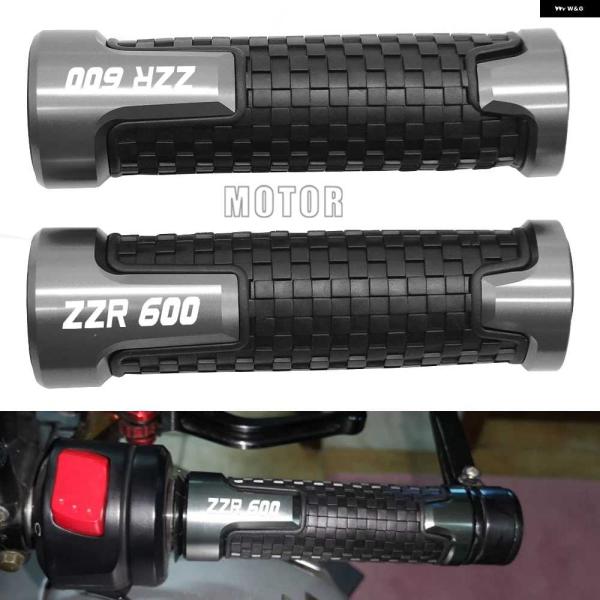 カワサキ ZZR600/ZZR 600 1990-2009 7/8インチ 22MM オートバイ バイク ストリート レーシング オートバイ バイク ゴム 滑り止め ハンドルバー ハンドルバー ハンド グリップ カスタム パーツ アクセサリー...
