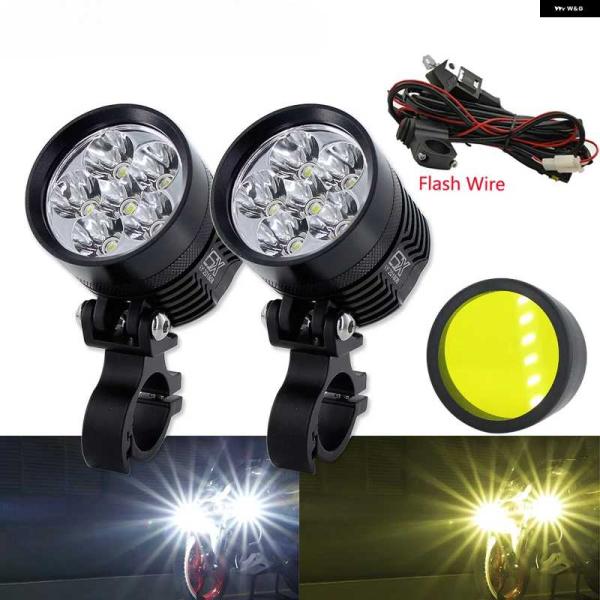 オートバイ バイク フォグランプ 12000LM BMW オートバイ バイク LED 補助 フォグランプ ドライビングランプ BMW R1200GS/ADV K1600 R1200GS R1100GS カスタム パーツ アクセサリーHign...