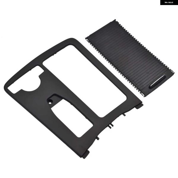 メルセデス ベンツ インテリア センター コンソール カップ ホルダー カバー アームレスト 収納 ボックス ローリング ブラインド パネル W204 W212 W207 C180 E260 E300 カスタム パーツ アクセサリーHign...