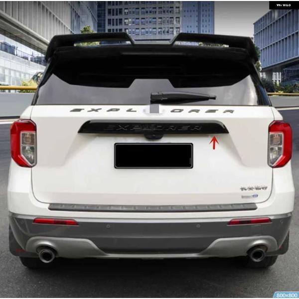 フォード エクスプローラー2020-2021-23 装飾 リアセンター トランク ボックス テールゲートカバー トリム カーエクステリアアクセサリーを アップグレード カスタム パーツ アクセサリーOrigin:Mainland China...