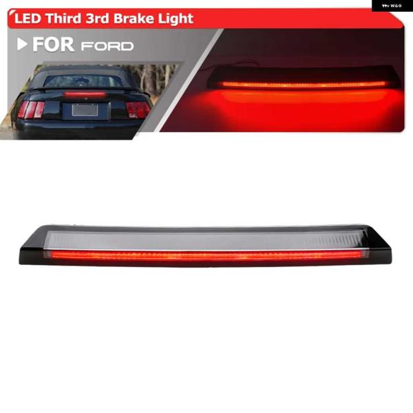 1999-2004 フォード GEN4 マスタング フェイスリフト LED サード ブレーキ ライト フル ストリップ レッド カー センター テールゲート ブレーキ ストップ ランプ カスタム パーツ アクセサリーHign-concern...