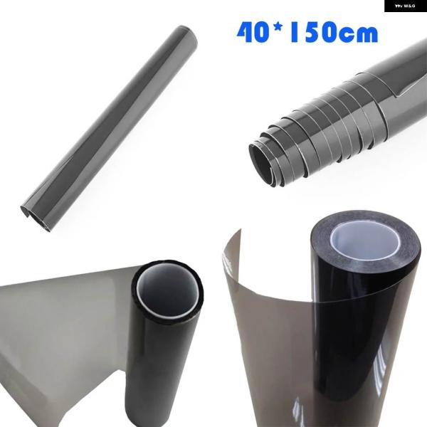 40*150CM 車用マットスモークライトフィルム ライトブラックティント ヘッドライト テールランプ フォグランプ ビニールフィルム リアランプ ティントフィルム カー スタイリング カスタム パーツ アクセサリーMaterial:PVC...