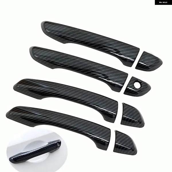 シトロエン C4 ピカソ グランド C4 ピカソ 2014-2019 カーボン クローム カー ドアハンドル カバー トリム ステッカー スタイリング アクセサリー カスタム パーツ アクセサリーHign-concerned Chemica...