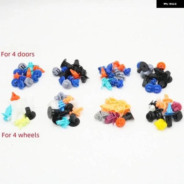 8個パック 車 フロントリア ドアスナップフェンダーホイールシーリングストリップバックル トリム パネル クリップ トヨタ ランドクルーザー プラド LC120 03-09 カスタム パーツ アクセサリー8 packs Car Front ...