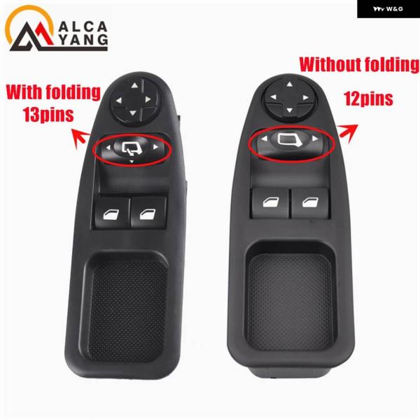 スタイリング フロント電動ウィンドウスイッチ フィアット スクード シトロエン ディスパッチ プジョー エキスパート 6554.ZJ 6554.ZH カスタム パーツ アクセサリーCar styling good quality Front...