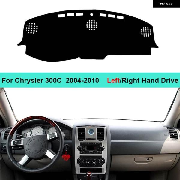 車 ダッシュボード カバー ダッシュマット パッド クライスラー 300C 2004 - 2010 LHD RHD ダッシュボード カーペット オートサンダッシュマット サンシェード 2009 2008 カスタム パーツ アクセサリーCar...