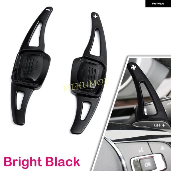 VOLKSWAGEN VW GOLF GTI TIGUAN PASSAT TAYRON TAIGO T-ROC ARTEON ステアリングホイール ギア シフト パドル エクステンション アクセサリー ブラック カスタム パーツ アクセサリ...