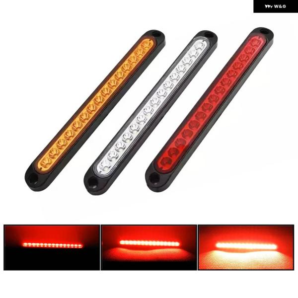 ストロボ ブレーキライト 車 24V トレーラー リアライト RV キャンピングカー キャラバン バス バン サードストップ シグナル レッド ホワイト アンバー 1個 カスタム パーツ アクセサリーHigh-concerned chemi...