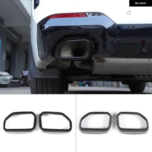 BMW X3 G01 X4 G02 2022-2025 ステンレス カー スタイリング テールマフラー 出力カバー トリム 外装 アクセサリー カスタム パーツ アクセサリーHigh-concerned chemical:NoneExter...