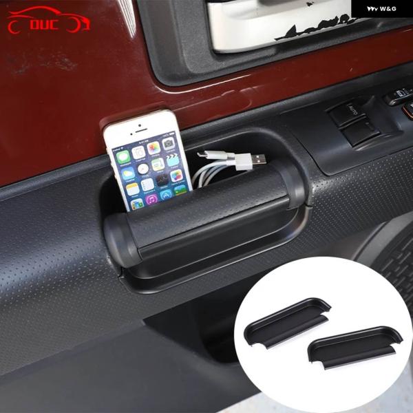 ドアハンドル アームレスト 収納 ボックス コンテナ ホルダー トレイ車 オーガナイザー アクセサリーカー スタイリング トヨタ FJクルーザー 2007-2021 カスタム パーツ アクセサリーHigh-concerned chemica...