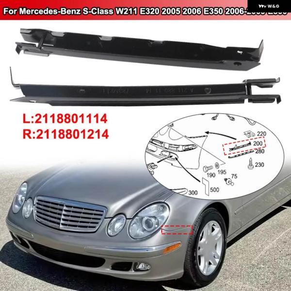 2118801114 2118801214 メルセデス ベンツ E クラス W211 E320 2005 2006 E350 2006-2009 E500 フロント バンパー ブラケット フレーム バー カーパーツ カスタム パーツ アクセ...