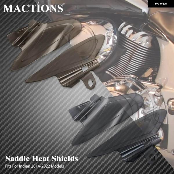 バイク 反射サドルシールド ヒートデフレクター スモーク/グレー インディアン チーフ ヴィンテージ クラシック チーフテン 2014-2021 2022 カスタム パーツ アクセサリーProtective parts:OtherHigh-...