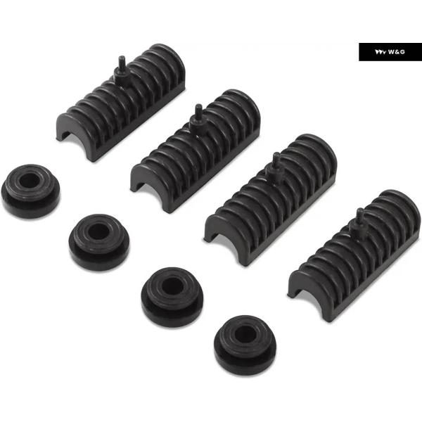 オートバイ 4ラバーグロメット サポート クッション ブラック ハーレー ツーリングモデル ハードバッグ FLT FLHT FLHTCU ロードキング ストリートグライド カスタム パーツ アクセサリーHigh-concerned chem...