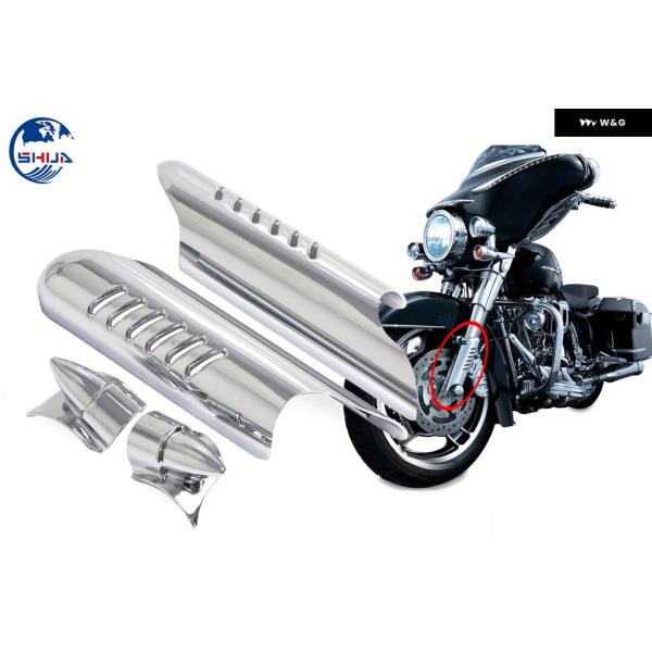 クローム フォーク 下肢デフレクターシールドカバー ハーレー ツーリング ロードキング エレクトラストリートグライド ウルトラ クラシック EFI FLHTCUI カスタム パーツ アクセサリーType:ReplacementOrigin:...
