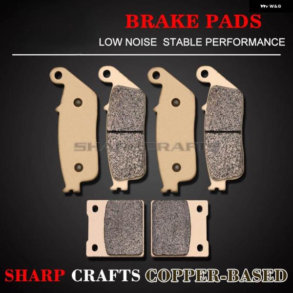 オートバイ 銅ベースフロント リアブレーキ パッド キット スズキ RF400R RF400V RF600 1993-1997 GSX400 94-96 GSF600 BANDIT 95-99 カスタム パーツ アクセサリーHigh-con...