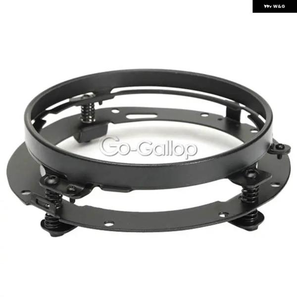 7インチ ブラック LED ヘッドライト マウント リング ハーレー ダビッドソン ロードキング ストリートグライド FLHX ツーリング カスタム パーツ アクセサリーHigh-concerned chemical:NoneMotobik...