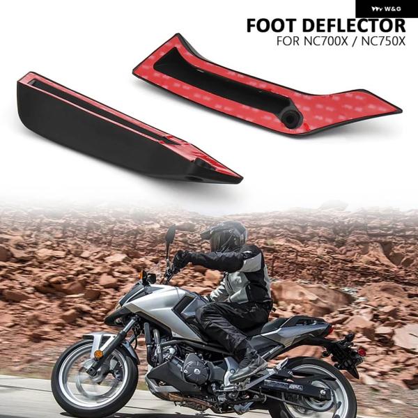 オートバイ ホンダ NC750X NC700X 2012-16-2020 フットウィンド ディフレクター キット アクセサリー ゴム カスタム パーツ アクセサリーHigh-concerned chemical:NoneItem Weigh...