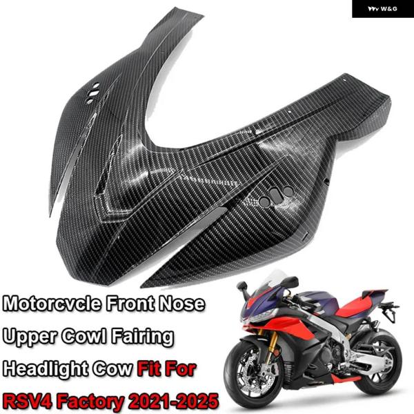 オートバイ アクセサリー ボディ ヘッド フェアリング ウインドシールド アプリリア R V4 FACTORY 2021 フロントフード ノーズカウル ヘッドライト アッパーカバー カスタム パーツ アクセサリーProtective par...
