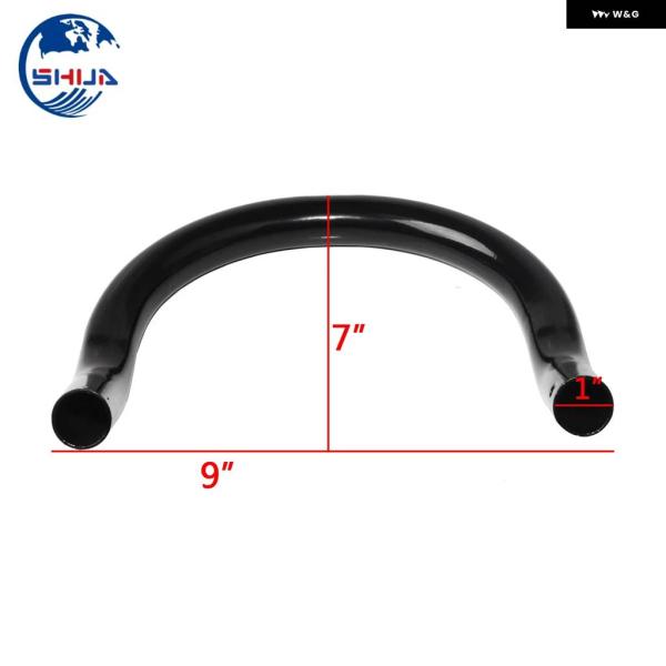 1インチ 25MM アップスウィープ ブラック リアシート ループ フレーム フープ トラッカーエンド カフェレーサー 230MM幅 スズキ ヤマハ カワサキ ホンダ BMW カスタム パーツ アクセサリーHigh-concerned ch...