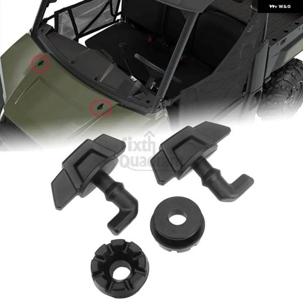 汎用 ブラックラッチトグルグロメットキット ABS プラスチック ゴムSPORTSMAN 1000 XP 2015-2024に適合 カスタム パーツ アクセサリーHigh-concerned chemical:NoneItem Weight...