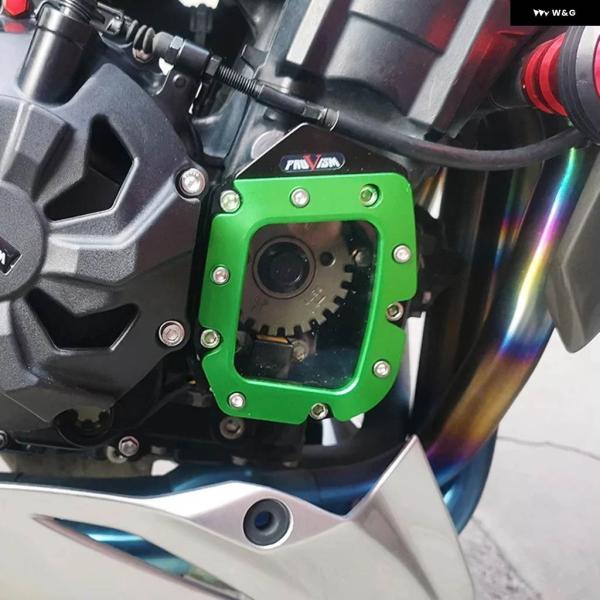 カワサキ Z1000 Z800 ZR800 Z900 ZR900 バイク フロント スプロケット チェーン ガードカバー サイド エンジン ケース クラッチパルスカバー カスタム パーツ アクセサリーProtective parts:Eng...