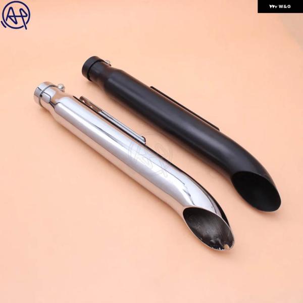 汎用 バイク クローム/ブラック カフェレーサー マフラーマフラーテール チューブ サイレンサー ハーレー ズ/ ホンダ CRF230F CRF150F カスタム パーツ アクセサリーMotobike Make:UniversalSpeci...