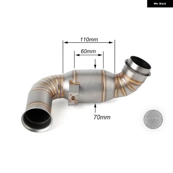 KTM 890 ADVENTURE 2021-23 DUKE 890 21-23 890 ADV RALLY 890 DUKE R ESCAPE バイク エキゾースト ミドルリンク パイプ スリップオン カスタム パーツ アクセサリーHig...