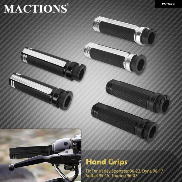 オートバイ 1インチハンド グリップ 25MM ハンドルバー ハーレー ツーリング ソフテイル スポーツスター XR ダイナ Vロッド VRSC ストリートグライド ファットボーイ FL カスタム パーツ アクセサリーHigh-concer...