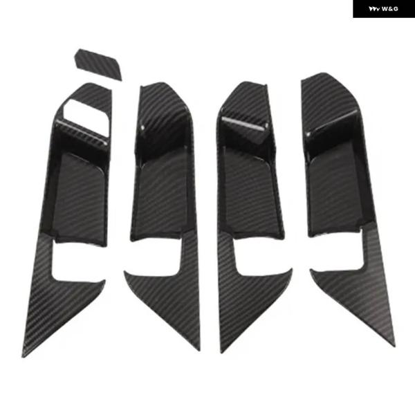 トヨタ RAV4 2019-2024 XA50 ハイブリッド車用インナー ドアハンドル ボウル フレーム カバー トリム アクセサリー - 車内 装飾 パーツ カスタム パーツ アクセサリーHigh-concerned chemical:N...