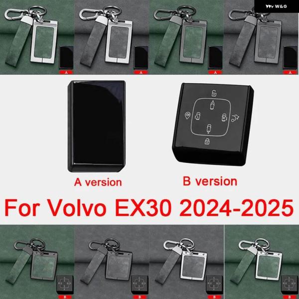 ボルボ EX30 2024-2025 用 キー リモコン ケース フォブシェルカバー カスタム パーツ アクセサリーHigh-concerned chemical:NoneOrigin:Mainland ChinaAlloy Leather...