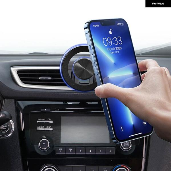 日産 ローグ X-TRAIL T32 キャシュカイ J11 2014-2020 回転式マグネット式スマートフォン携帯電話 ホルダー スタンド カスタム パーツ アクセサリーHIGH-CONCERNED CHEMICAL:NONEEXTERN...