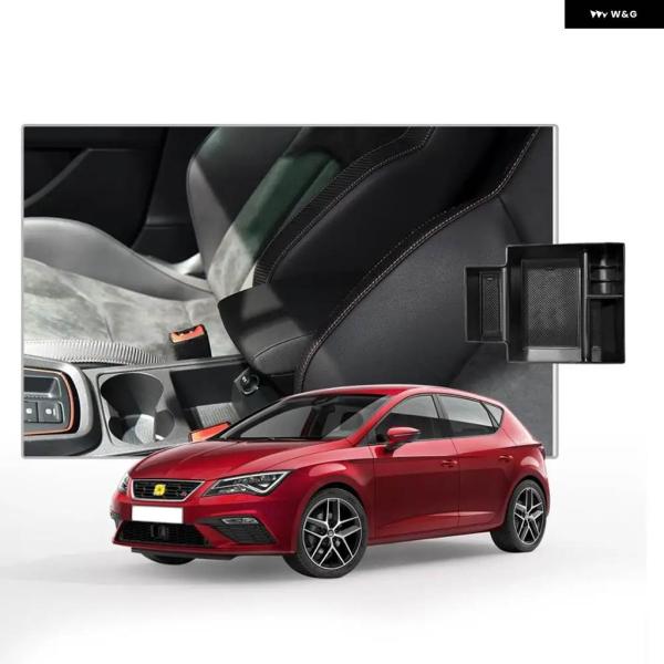 車用 アームレスト 収納 ボックス シートレオンMK3 レオンクプラ5F 2013-2019 中央 制御 収納 ボックス オートレオンMK3アクセサリー カスタム パーツ アクセサリーHIGH-CONCERNED CHEMICAL:NONE...