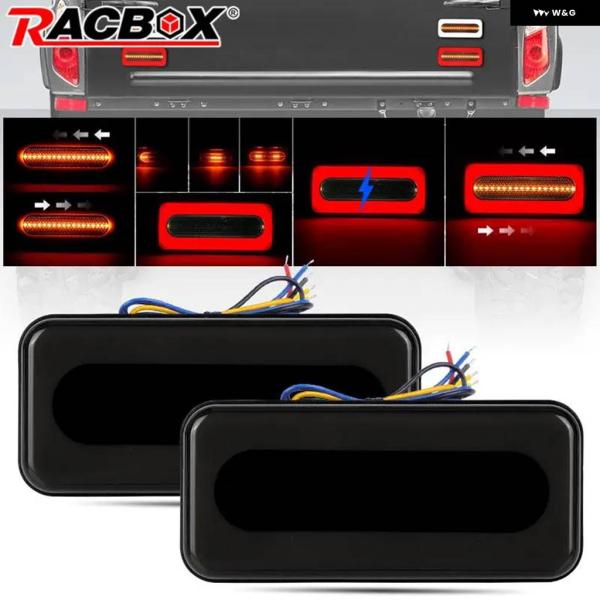 68LED 3IN1 テールブレーキ ウィンカーライト 流れるサイドライト DRL ダイナミックストップハザード灯 車 トラック トレーラー バス RV 12V 24V カスタム パーツ アクセサリーHIGH-CONCERNED CHEMI...