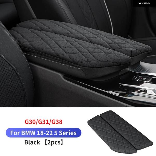 右ハンドル 車用 アームレスト ボックス カバー クッション センター コンソール アームレスト プロテクター パッド BMW 5シリーズ G30 G32 6GT 2018-2023 RHD カスタム パーツ アクセサリーSPECIAL F...