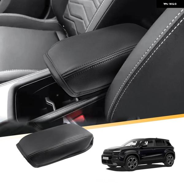 車用 アームレスト ボックス カバー ジープ アベンジャー EV 2023 - 2025 セントラル コントロール アームレスト パッド オート ジープ アベンジャー 2025 アクセサリー カスタム パーツ アクセサリーHIGH-CONC...