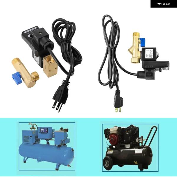 自動タイマー式凝縮水排出 バルブ 排出 バルブ 高効率 エアコン プレッサー 電子式 2方向 直動式 G1/2ネジ カスタム パーツ アクセサリーHIGH-CONCERNED CHEMICAL:NONEMODEL NUMBER:AUTOMA...