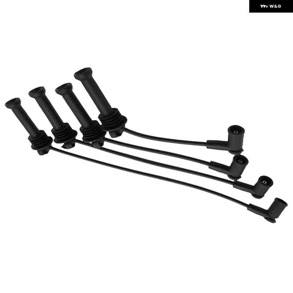 4個 車用 スパークプラグ 点火 ワイヤーキット ケーブル 0986357208 フォード フィエスタ IV V VI フォーカス I II IIIフュージョンモンデオ IV マツダ 2 カスタム パーツ アクセサリーHIGH-CONCER...