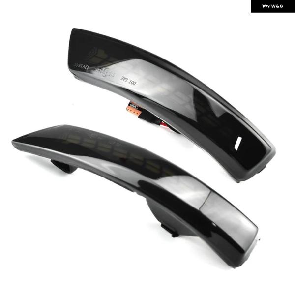 フォード フォーカス MK4 AB BJ 2019 -2020 ブラック ダイナミック ウィンカーライト LED サイド バックミラー シーケンシャル インジケーター ウィンカーランプ カスタム パーツ アクセサリーHIGH-CONCERN...