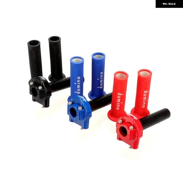 オートバイ 7/8インチ 22MM ハンドル アクセラレータ ハンドルバー グリップ GEL ラバー ドミノ グリップ 500CC-900CC モトクロス ダートピット バイク レーシング カスタム パーツ アクセサリーHigh-conce...