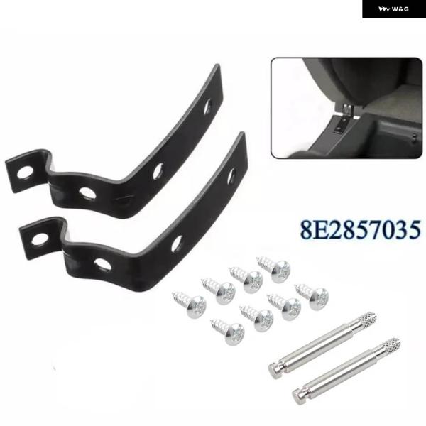 8E2857035 車用ヒンジ ブラケット ブラック グローブ ボックス 蓋ヒンジ 折アイアン製リペアキット ブラケット アルミ アウディ A4 S4 RS4 B6 B7 8E カスタム パーツ アクセサリーHigh-concerned c...