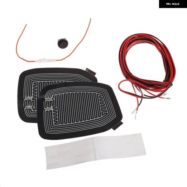 ホット 1セット 汎用 クイックウォーム DC 12V 自動車用サイドミラー ガラスヒーター 加熱式デフォッガー パッド マット カスタム パーツ アクセサリーHigh-concerned chemical:NoneItem Width:1...