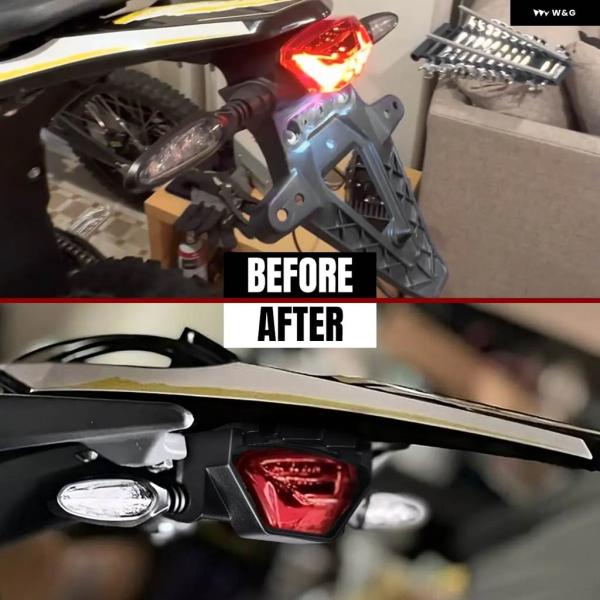 SUR RON ULTRA BEE テールライト ブラケット テールタイディ 2024 アクセサリー ランプ ホルダー バイク 造パーツ ツール カスタム パーツ アクセサリーProtective parts:Frame Protectio...