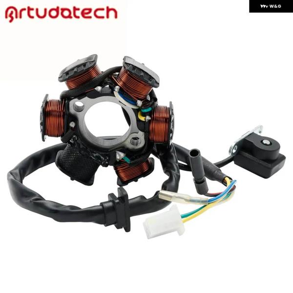 マグネトステーターオルタネーター 6コイル ADLY HERCHEE GK 125 CAT NOBLE THUNDER BIKE カスタム パーツ アクセサリーHigh-concerned chemical:NoneModel Name:M...