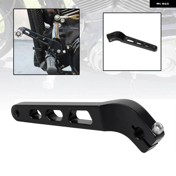 ギア ブラック シフター シフト レバー ハーレー ダイナ ファット ストリート ボブ ソフテイル FXSTC FXST FLSTN ブレイクアウト FXSB ナイトトレイン FXSTB カスタム パーツ アクセサリーHigh-concer...